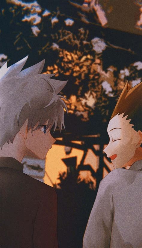 Download Best Buddies Gon And Killua Together Wallpaper