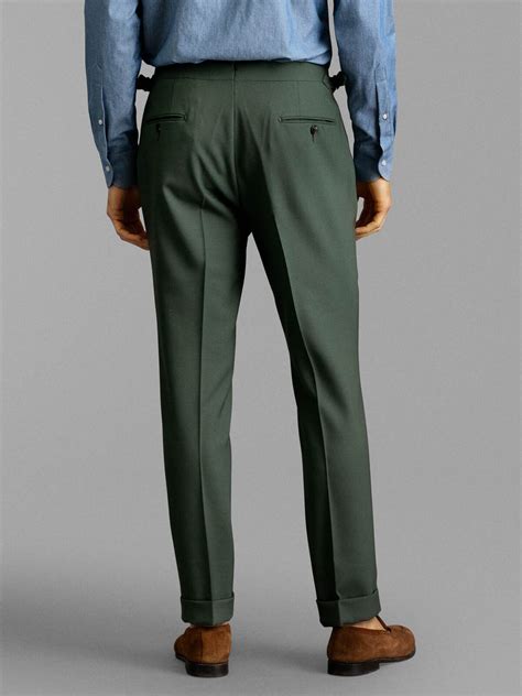 Dark Green Dress Pants
