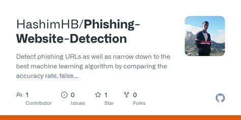 Github Hashimhbphishing Website Detection Detect Phishing Urls As