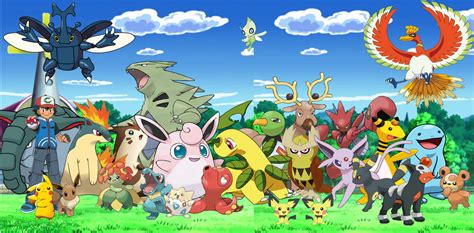 All Of The Pokemon Ash Caught In Jhoto By Totaldramaexpanded On Deviantart