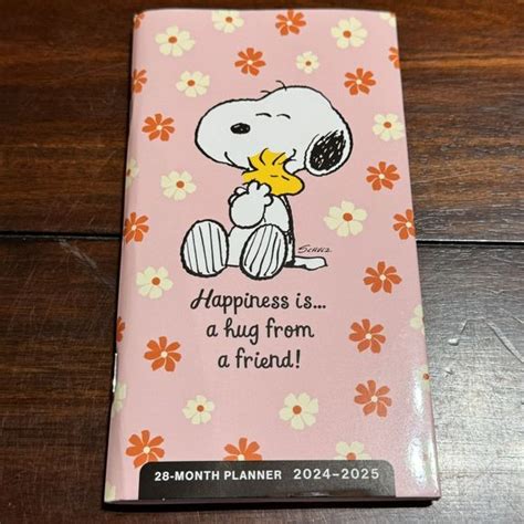 Peanuts Office Peanuts Snoopy Pocket Calendar Planner Dayspring X Back Pocket