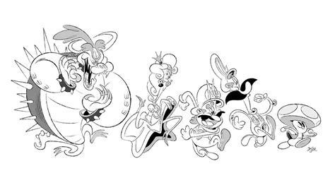 Mario Gang By Themrock On Deviantart