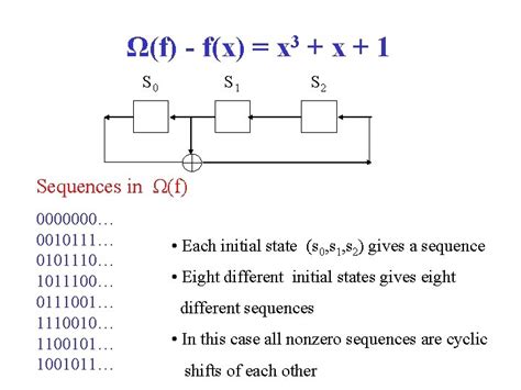 Sequences Linear Shift Registers And Stream Ciphers Tor