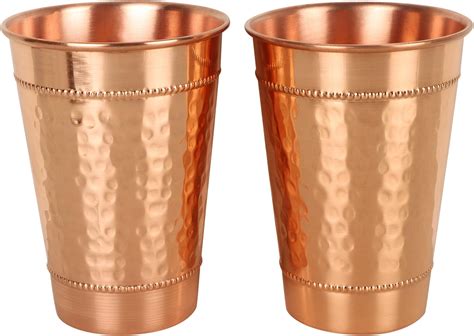 House Of Copper Real Copper Cups Pure Copper Drinking Mugs Copper Glasses