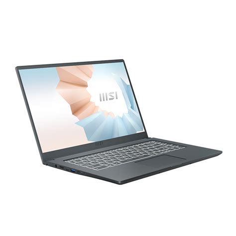 โนตบคบางเบา MSI Notebook Modern 15 A5M 278TH Carbon Gray A
