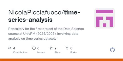 Github Nicolapicciafuocotime Series Analysis Repository For The First Project Of The Data
