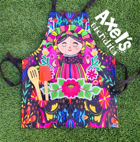 Lele Doll Apron Mexican Apron Humorous Apron Bbq Apron Mothers