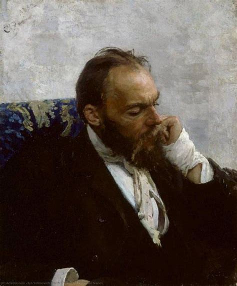 Museu De Reproduções De Arte Retrato do professor Ivanov 1882 por Ilya