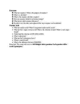 Macromolecules Study Guide By HSScience TPT