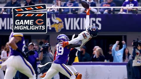 Highlights Bears At Vikings 2022 Week 5