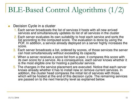 Ppt Algorithms For Self Organization And Adaptive Service Placement
