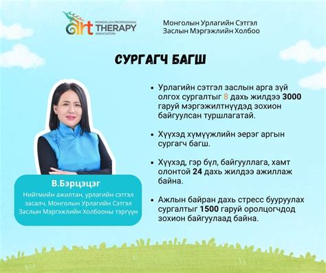 Монголы Монголын урлагийн сэтгэл заслын мэргэжлийн холбоо