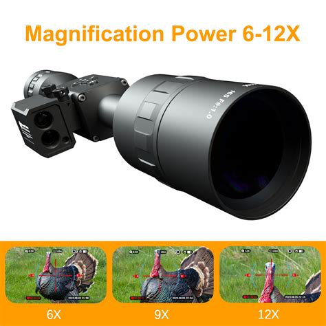 Twilite Rifles Scope 6 12x Hd 2k Digital Night Vision Scope For Huntin