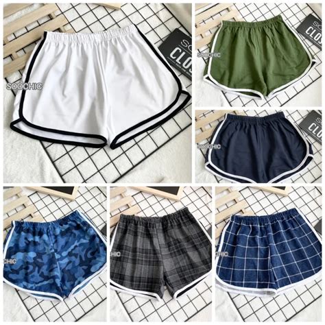 [ 039] กางเกงขาสั้นทรงสปอร์ต 1 แถบ กางเกงสายฝอ ฟรีไซส์ Th