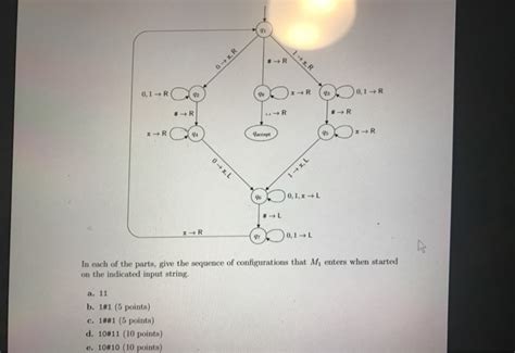 Solved Points This Exercise Concerns TM M Whose Chegg Com