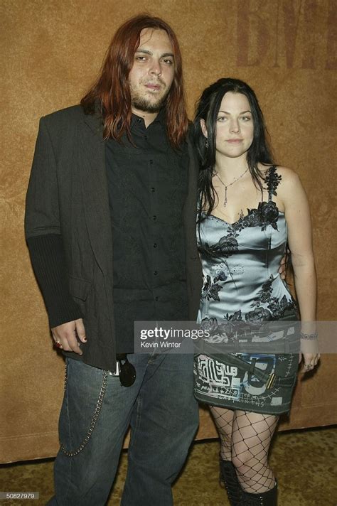 Photosmusician Shaun Morgan Of Seether And Singer Amy Lee Of