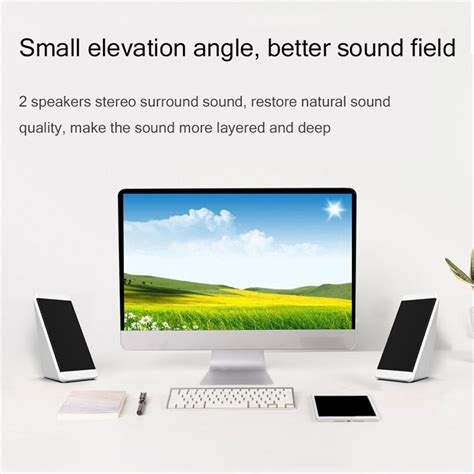 Usb Wired Computer Speakers 2 Pieces Pc Elevation Vicedeal