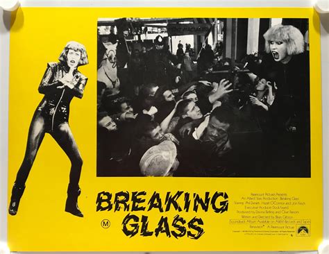 Original Lobby Cards Breaking Glass 1980 Set Of 8 Phil Daniels