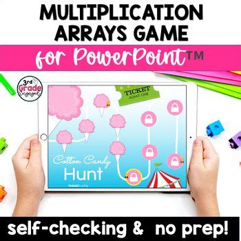 Multiplication Arrays Math Game For PowerPoint By 3rd Grade Engaged