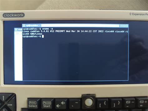Mini Review The Clockwork Pi Devterm R 01 Or Risc V On The Go