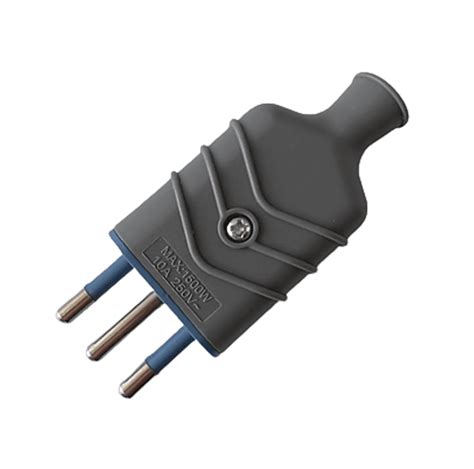 Enchufe Macho Volante 2pt 250v 10a My Home Solutions