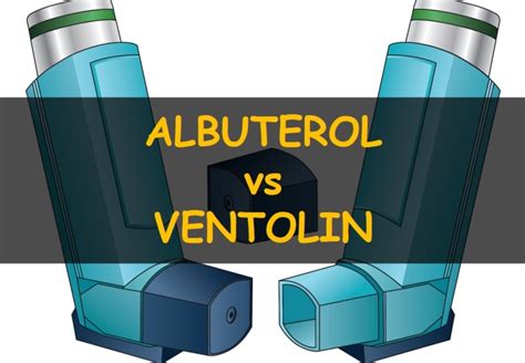 Albuterol Vs Ventolin Uses Interactions Side Effects