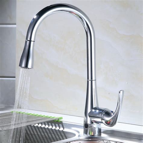 RunFine Group Pull Down Touchless Single Handle Kitchen Faucet Reviews Wayfair