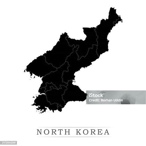 북한 지역의 상세한 벡터 지도 북쪽 정치 지도 스톡 일러스트 0명에 대한 스톡 벡터 아트 및 기타 이미지 0명 개념 관광