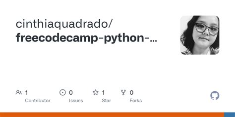 GitHub Cinthiaquadrado Freecodecamp Python Analise