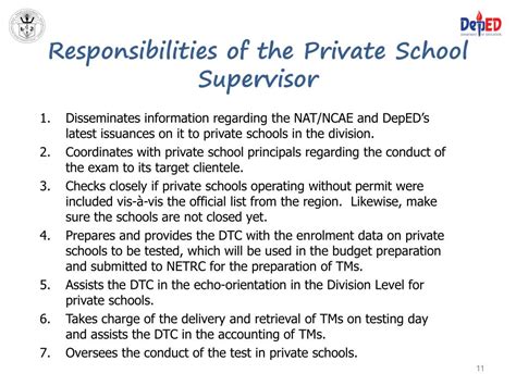 Ppt Guidelines And Standard Procedure In The Conduct Of The Major Testing Programs Of Netrc A