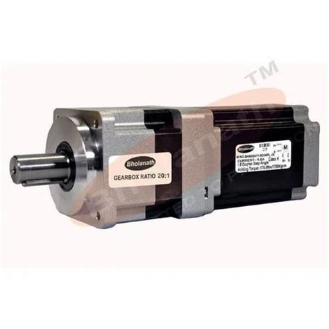Standard Planetary Geared Stepper Motors Step Angle 1 8 Degree At