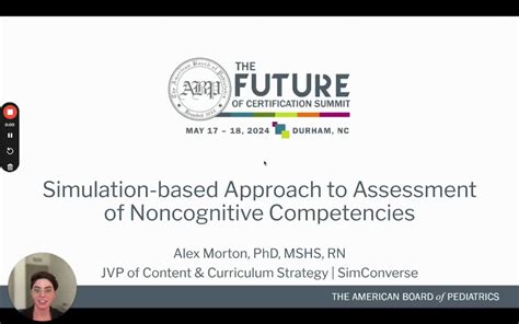 Alex Mortons Talk On Ai For Health Professions Simconverse Posted On