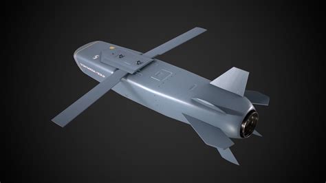 3d Model Long Range Air Launched Cruise Missile Storm Shadow Scalp Eg