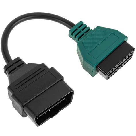 Obd2 Cavo Diagnostico Maschio Verde A 16 Pin Compatibile Con Il Software Di Scansione Fiat Ecu