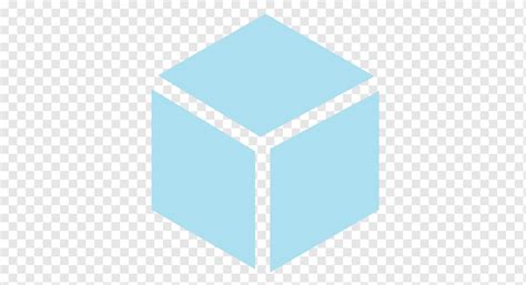 Cube Three Dimensional Space Computer Icons Geometry Cube Blue Angle Rectangle Png PNGWing