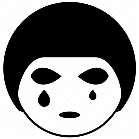 Avatar Emotion Face Sad Tears Icon