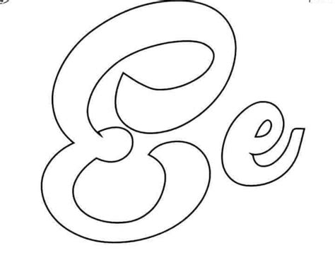 Printable Cursive Bubble Letter N Artofit