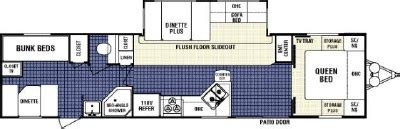 2007 Dutchmen Four Winds Dsl 38b Dsl Floorplan