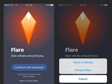 Flare Ios 11 Fb Auth And Tospp By 7 On Dribbble