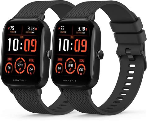 Vancle 2Pack für Amazfit Bip U Pro Armband 20mm Silikon Sport