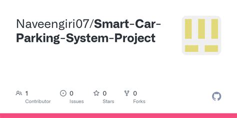 Github Naveengiri07smart Car Parking System Project