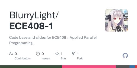github blurrylight ece408 1 code base and slides for ece408：applied