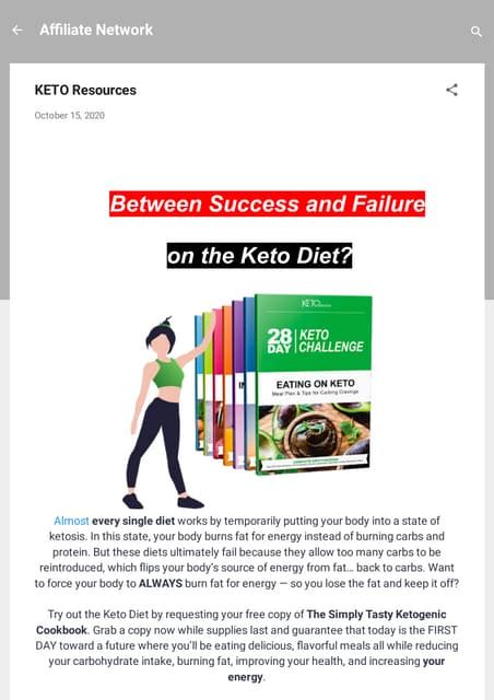 28 Day Keto Challenge Pdf
