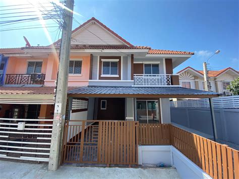 ขายทาวน์เฮ้าส์ พฤกษา 34 ถนนประชาอุทิศ 90 ทำเลดี หลังใหญ่ อารมณ์บ้านเดี่ยว เชื่อมถนนสุขสวัสดิ์