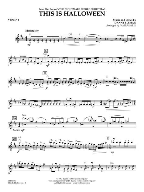 This Is Halloween Sheet Music By James Kazik Sku 04491656 Stanton