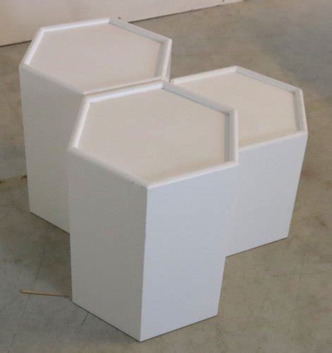 Hexagon Columns Set Of 3 For Sale At Pamono
