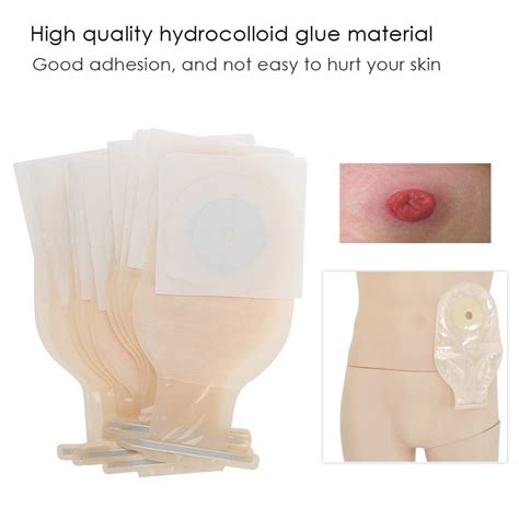 Colostomy Bag Colostomy Pouch Ostomy Cover Drainable Pouch 10pcs Pack