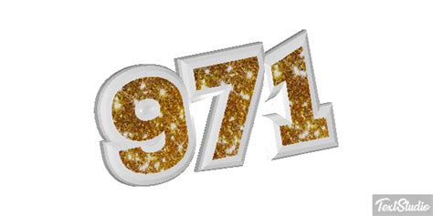 971 Number Animated  Logo Designs