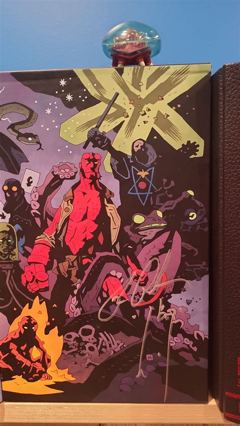 I Got My Hellboy Box Set Signed By Ron Perlman At A Con Rgraphicnovels