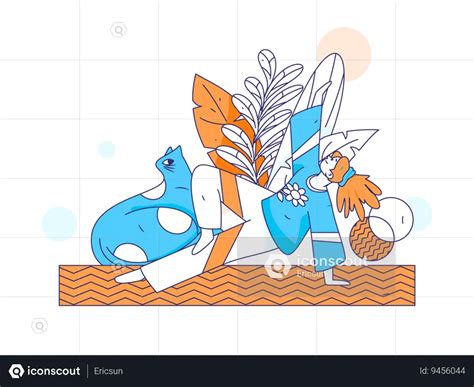 Fitness Girl Doing Physical Exercise Illustration Free Download Gym
